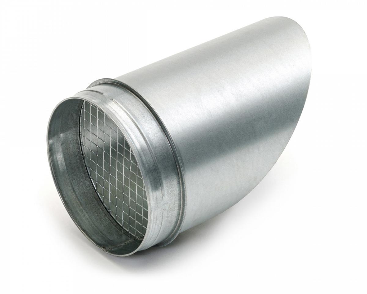 450 GS4 Bird beak 45° with mesh, GS4.045 | Air Spiralo